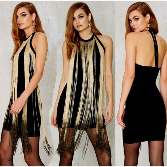 Glamorous | Dresses | Gorgeousroaring 92s Flapper Style Slay In Ombr ...
